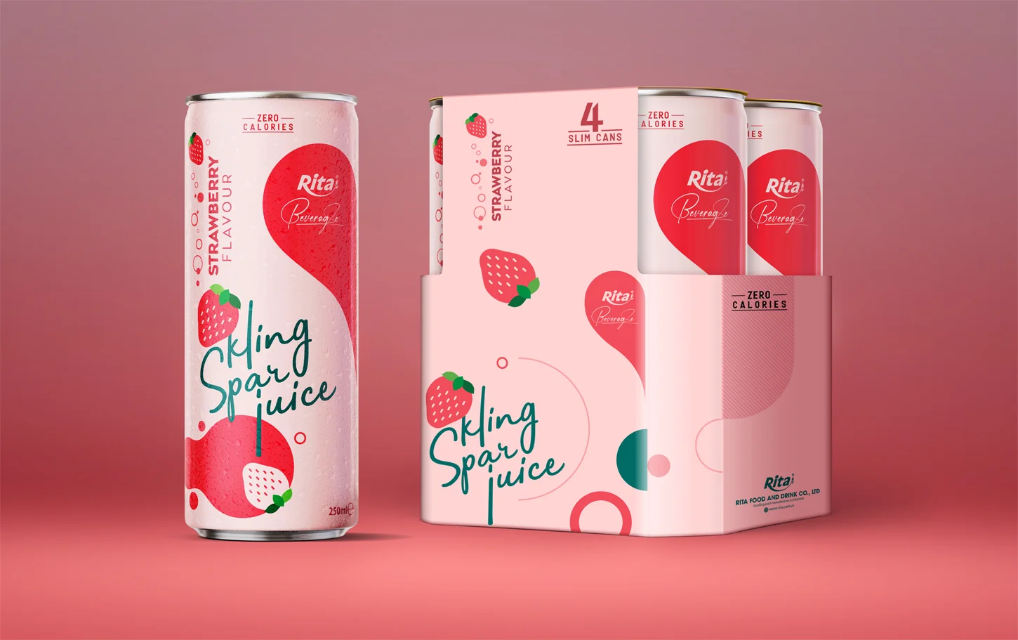 Sparkling Drinks: sparkling watermelon drink 250ml