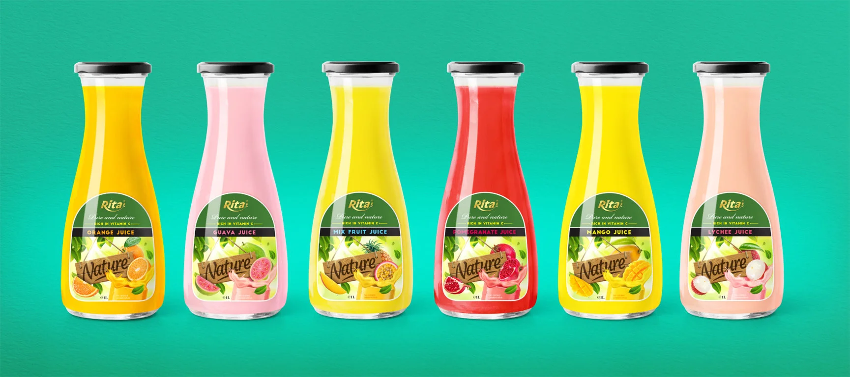 Fruit Juice: Fruit juice orange rich in vitamin C