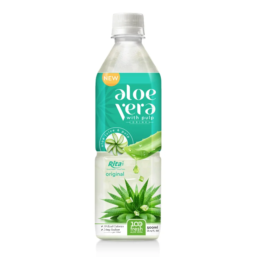 Aloe Vera Juice: aloe vera pulp original juice 500ml Pet squares