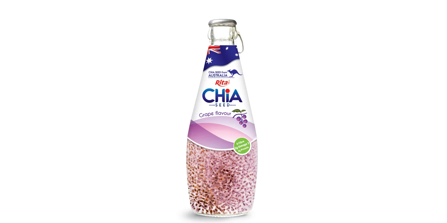 Seed Drinks: chia seed with grape